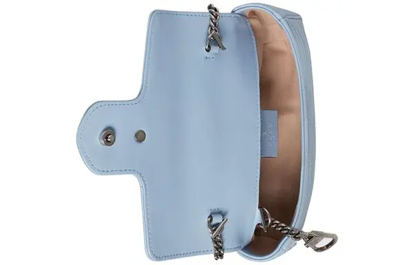 Gucci Gg Marmont Super Mini Bag - Blue