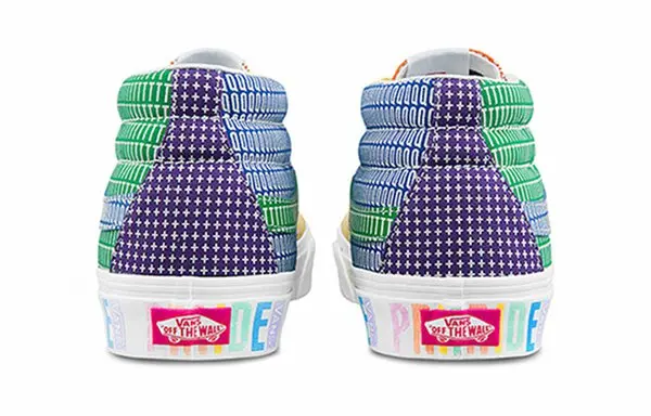 VANS Sk8-mid "pride" Sneakers - Red/green/yellow