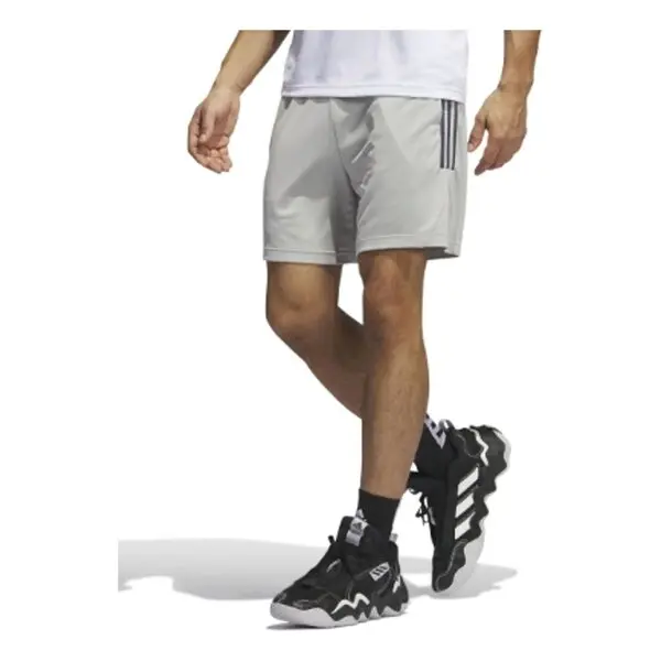 Adidas Legends 3 Stripe Basketball Shorts