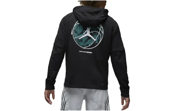 JORDAN Dri-fit Sport Graphic Fleece Pullover Hoodie