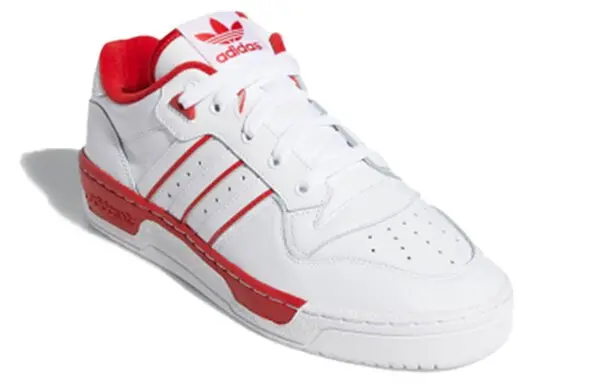 Adidas Rivalry Low "white Scarlet