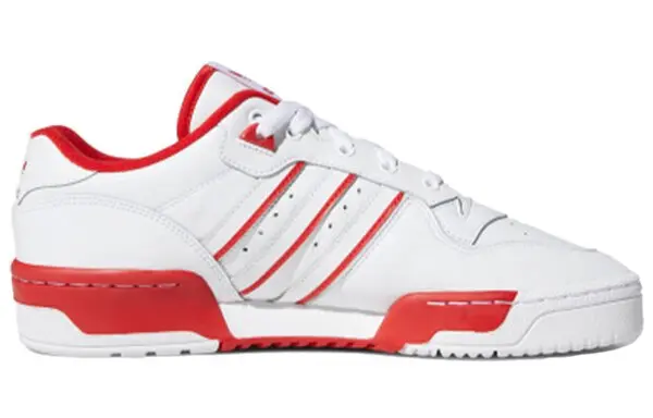 Adidas Rivalry Low "white Scarlet - White/red
