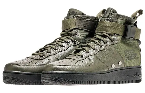 Nike Sf Air Force 1 Mid "sequoia