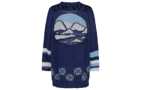 Loewe Ss21 Large Multi-color Cardigan