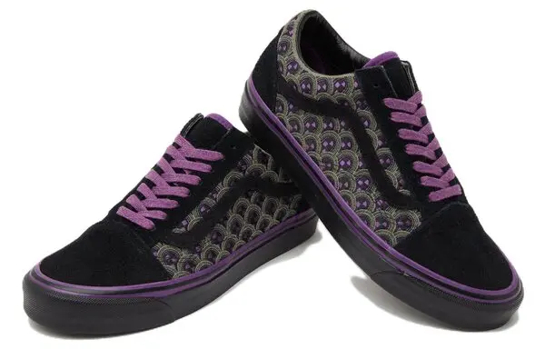 VANS Old Skool Sneakers - Black/purple