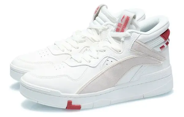 LI-NING Superwave Mid Sneakers - White/red