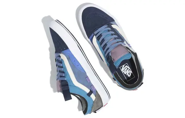 VANS Old Skool Cap Skate Sneakers - Blue/white