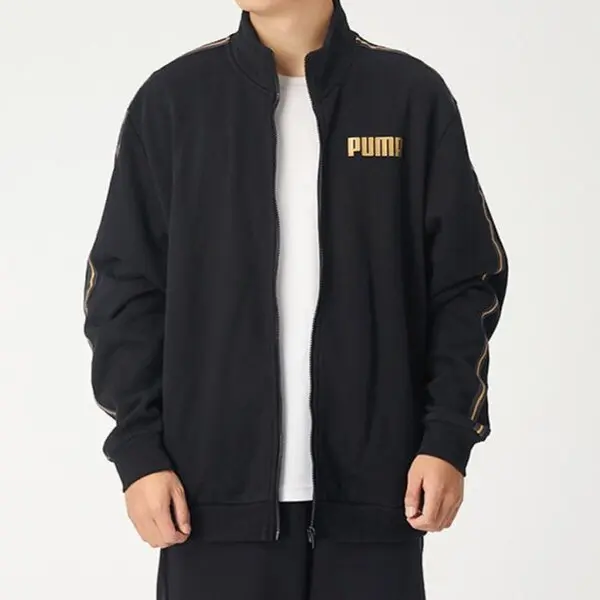 PUMA Logo Printed Knitting Track Jacket