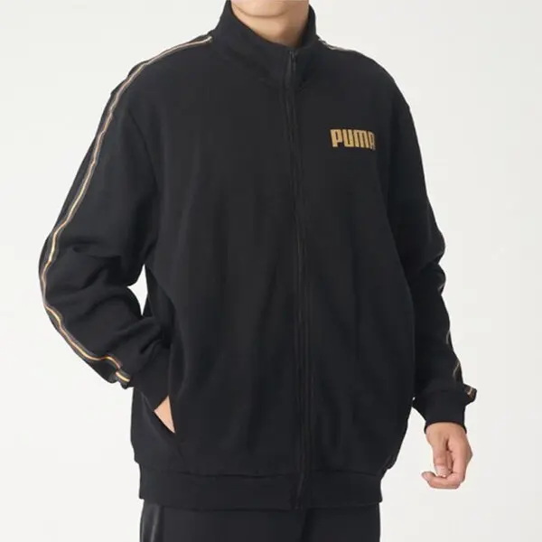 PUMA Logo Printed Knitting Track Jacket
