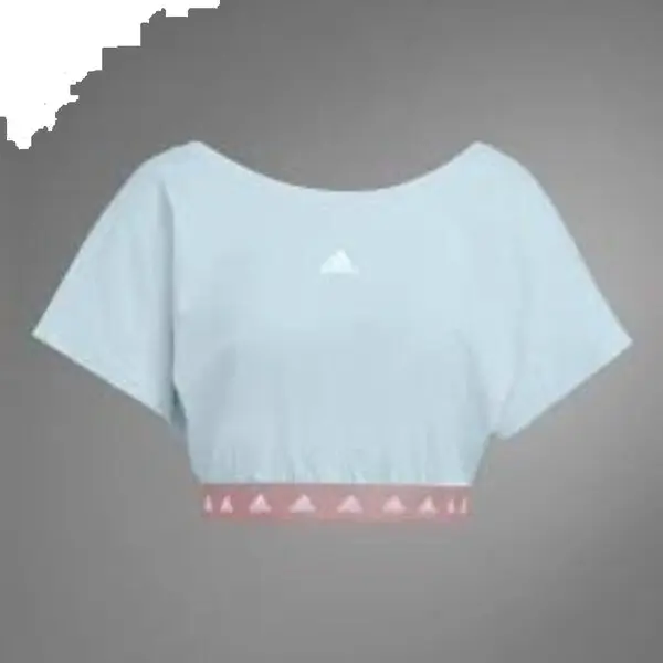 Adidas Hyperglam Cropped T-shirt - Blue