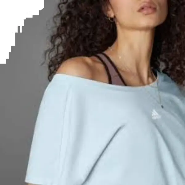 Adidas Hyperglam Cropped Cotton T-shirt Asia Sizing