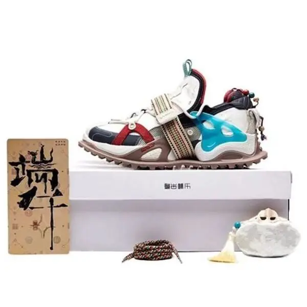 LI-NING Titan Halo Dragon Boat Special Box Sneakers - White/blue/tan