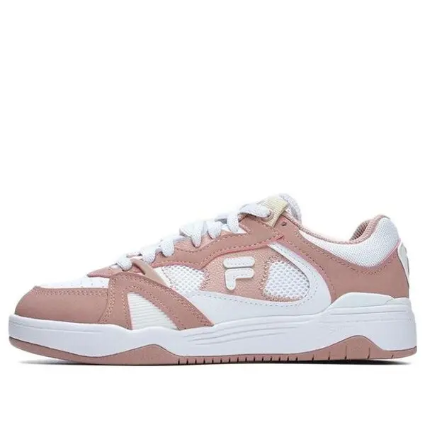 FILA FUSION Smash Basketball Sneakers - White/pink