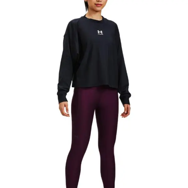 Under Armour Logo Rival Terry Oversized Crew