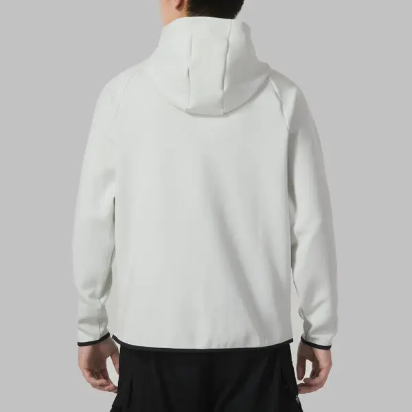 Under Armour Logo Unstoppable Fleece Zip Hoodie 'white