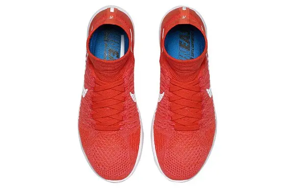 Nike Lunarepic Flyknit High Top Sneakers - Red