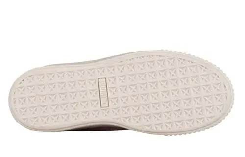 PUMA Basket Platform Satin Lace Up Sneakers