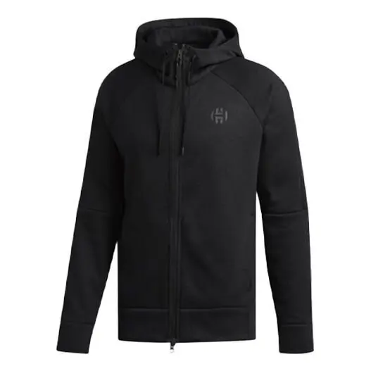Adidas Harden Basketball Hooded Jacket - Black