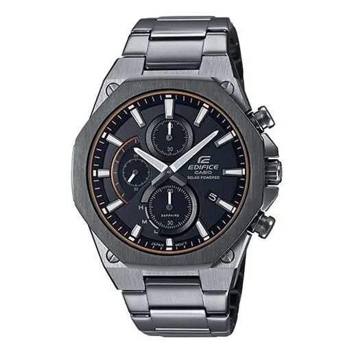Casio Edifice Solar Powered Analog Watch - Black