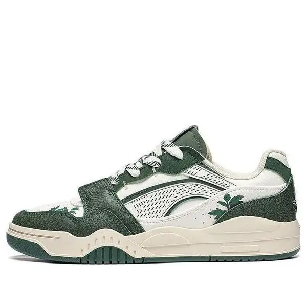 LI-NING Moon White Dragon Boat Festival Sneakers - White/green