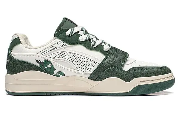 LI-NING Moon White Dragon Boat Festival Sneakers - White/green