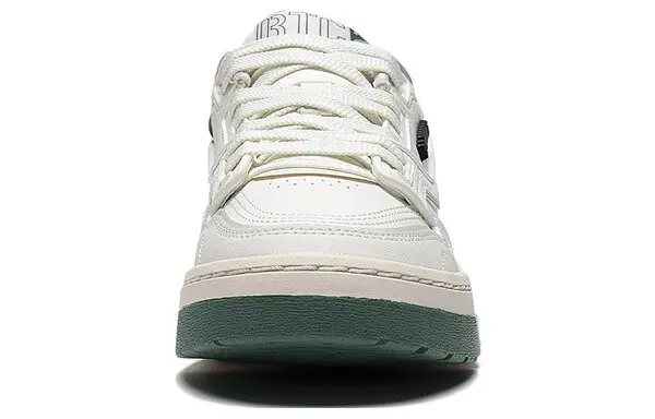 LI-NING 001 Btc "cream White Green" Agct008-1 Sneakers - White/green