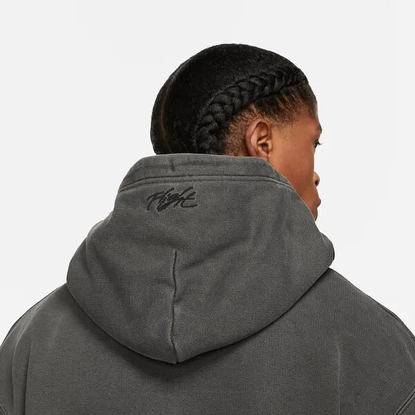 JORDAN Air Flight Heritage Washed Fleece Pullover Hoodie