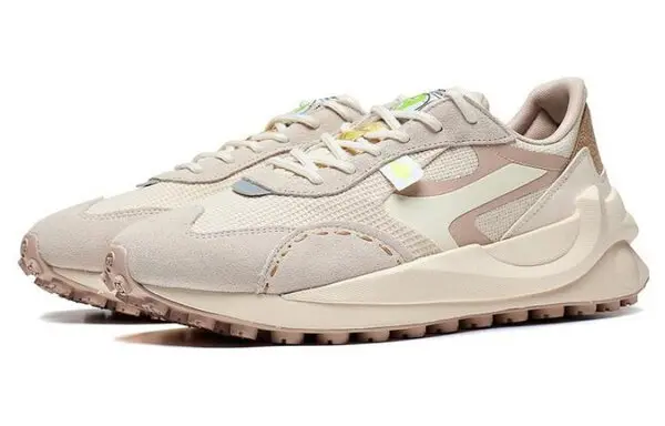 LI-NING Cosmos Lifestyle Sneakers - White/beige/pink