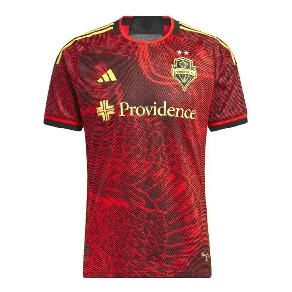Adidas Seattle Sounders Fc 23/24 Away Authentic Jersey - Red