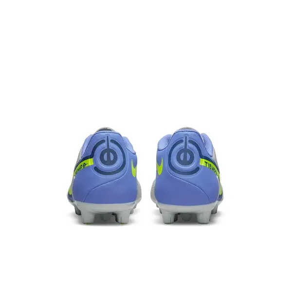Nike Tiempo Legend 9 Academy Hg Hard Ground Soccer Cleats - Gray/green/blue