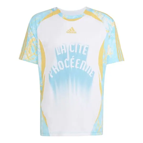 Adidas Graphic Jersey France - White/pyrite/icey Blue