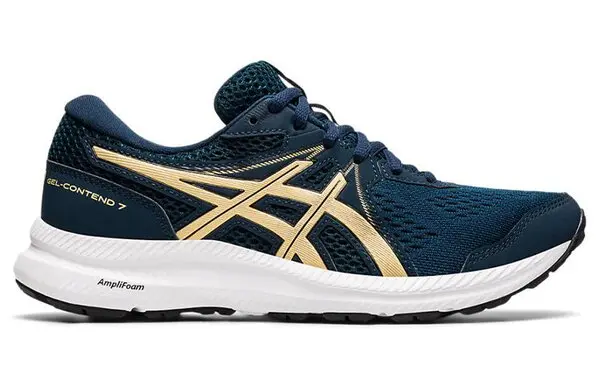 Asics Gel-contend 7 Running Shoes - Blue/gold