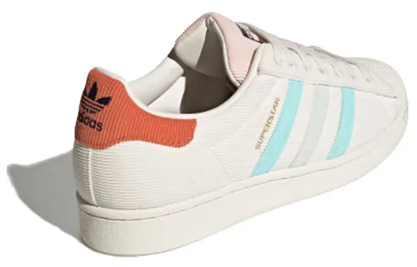 Adidas Superstar "white Brick Red Blue