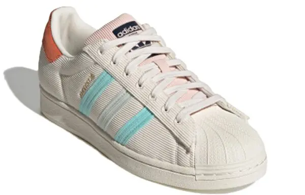 Adidas Superstar "white Brick Red Blue
