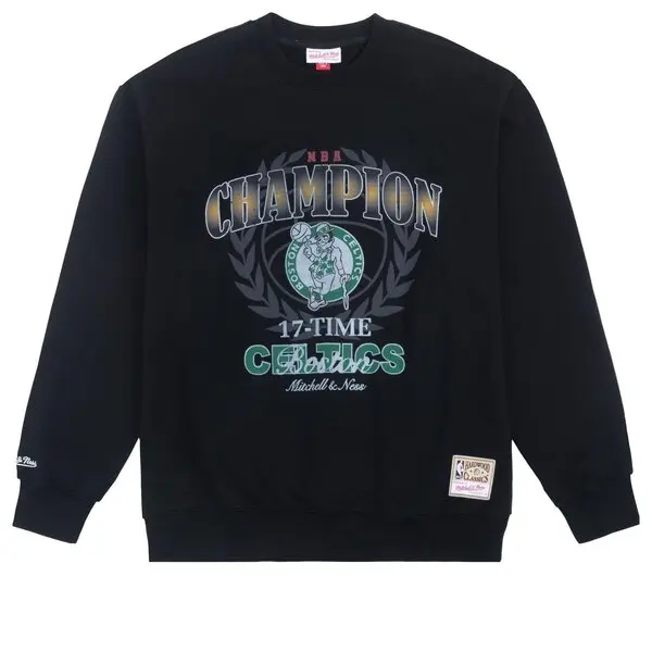 Mitchell & Ness X Nba Boston Celtics 17-time Champion Crewneck Sweatshirt