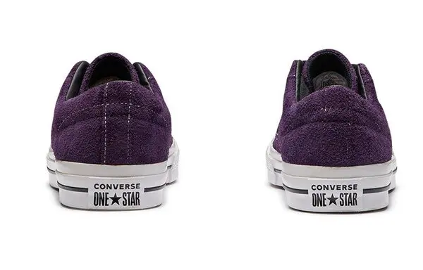 CONVERSE One Star Low Top Sneakers - White/purple