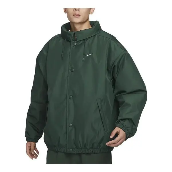 Nike Solo Swoosh Puffer Jacket - Green