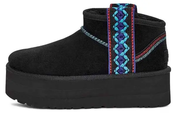 UGG Classic Ultra Mini Braid Platform Boots