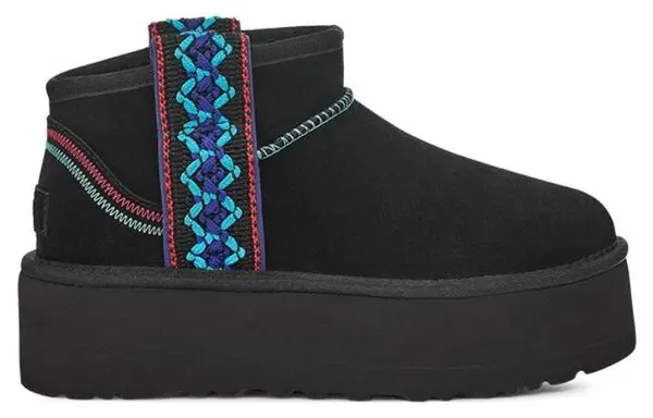 UGG Classic Ultra Mini Braid Platform Boots