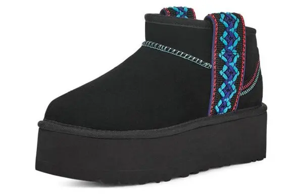 UGG Classic Ultra Mini Braid Platform Boots