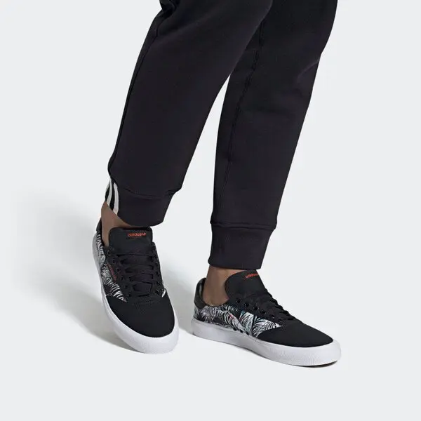 Adidas Floral Palm Sneakers - Black