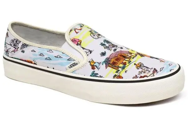 VANS Kide Slip-on Surf Sneakers - White