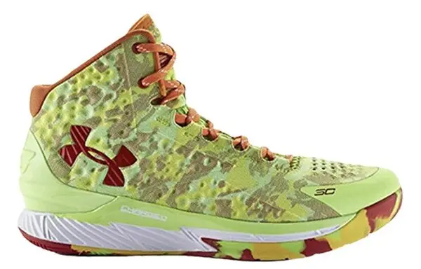 Under Armour Curry 1 'candy Reign' Basketball High Top Sneakers - Green