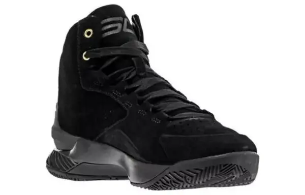 Under Armour Curry 1 Lux Mid Suede High-top Sneakers - Black