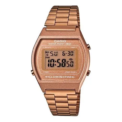 Casio Digital Water Resistant Watch - Rose Gold