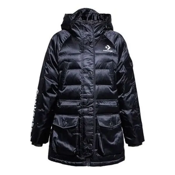 CONVERSE Iridescent Down Fill Jacket - Black
