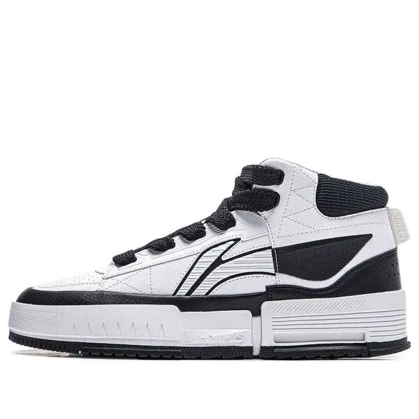 LI-NING Mileage High Top Sneakers - White/black