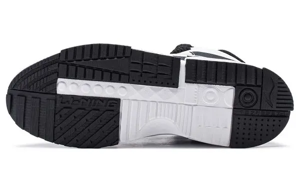 LI-NING Mileage High Top Sneakers - White/black