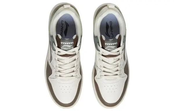 LI-NING Xingchu 2.0 Low Top Sneakers - White/brown/grey