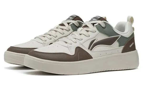 LI-NING Xingchu 2.0 Low Top Sneakers - White/brown/grey